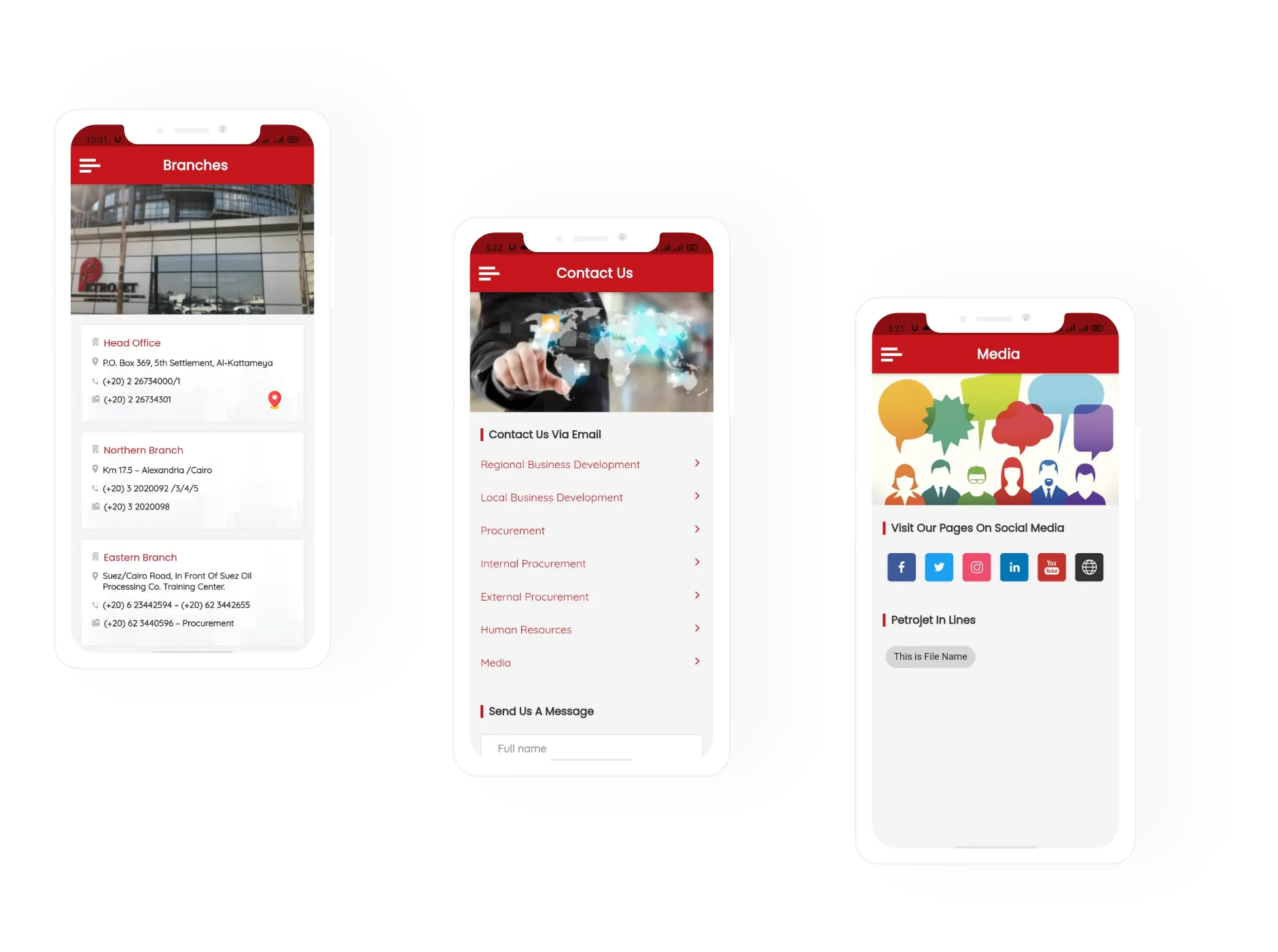 Semicolon || Petrojet company Mobile Applicon